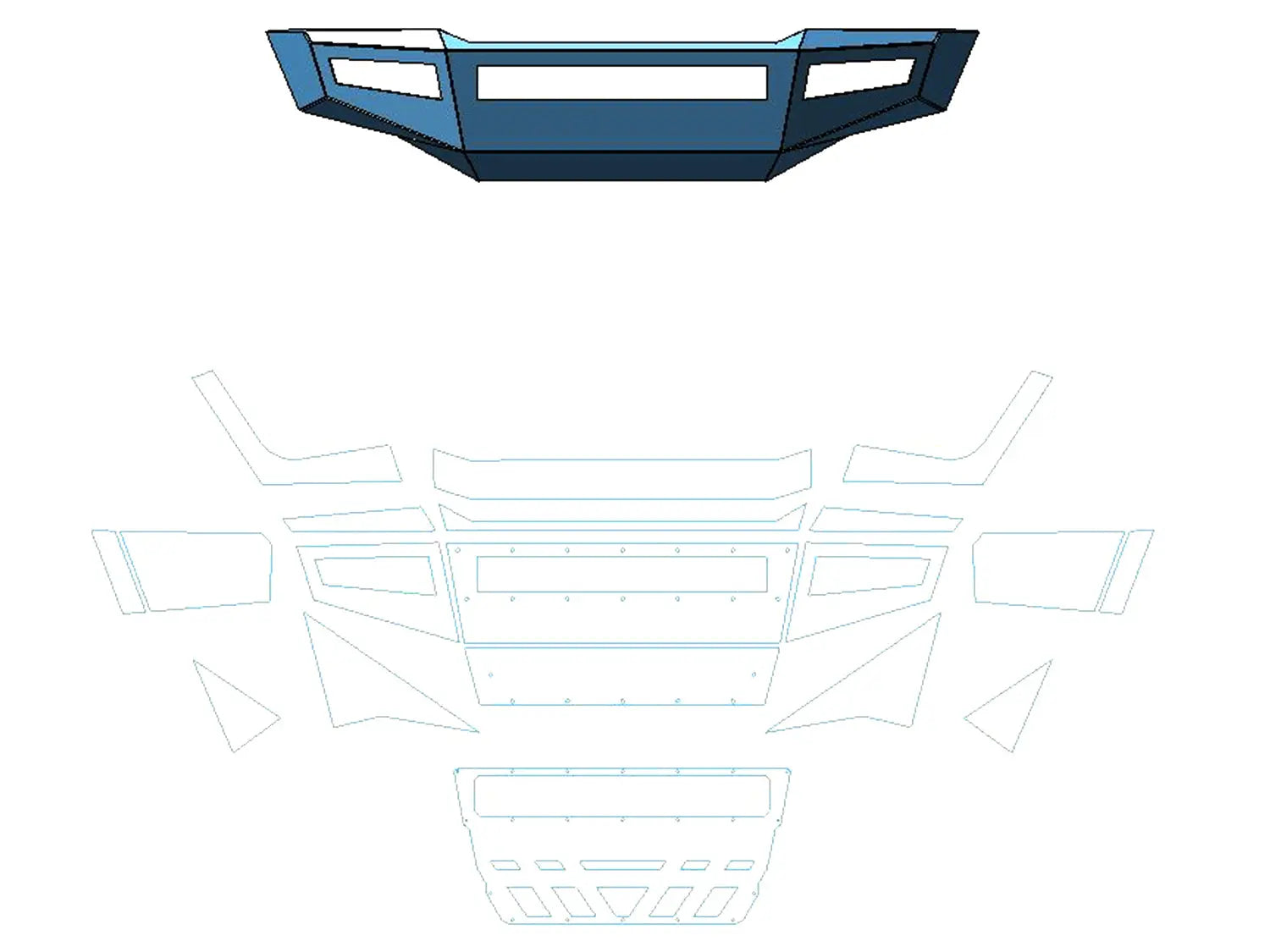 Front Bumper DXF – Overkill Fab