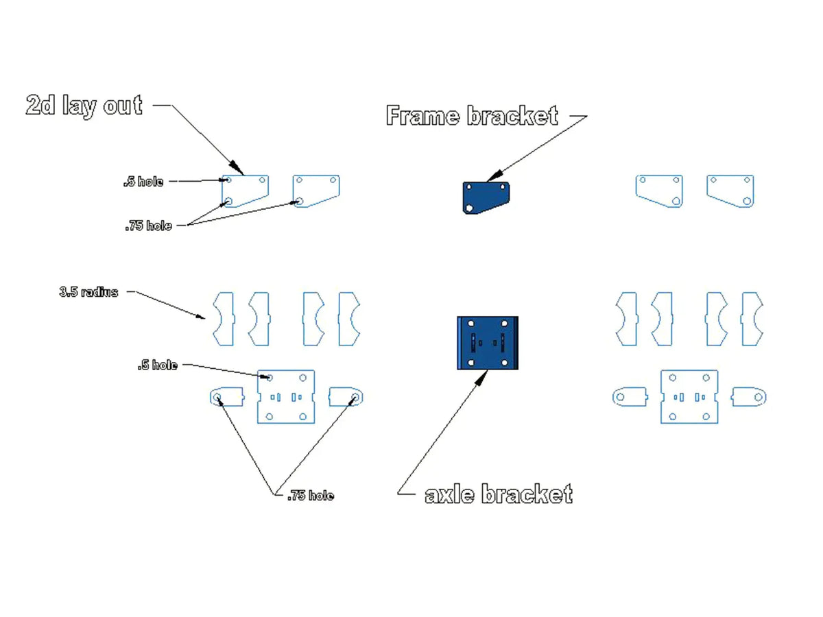 Track Bar Bracket DXF – Overkill Fab